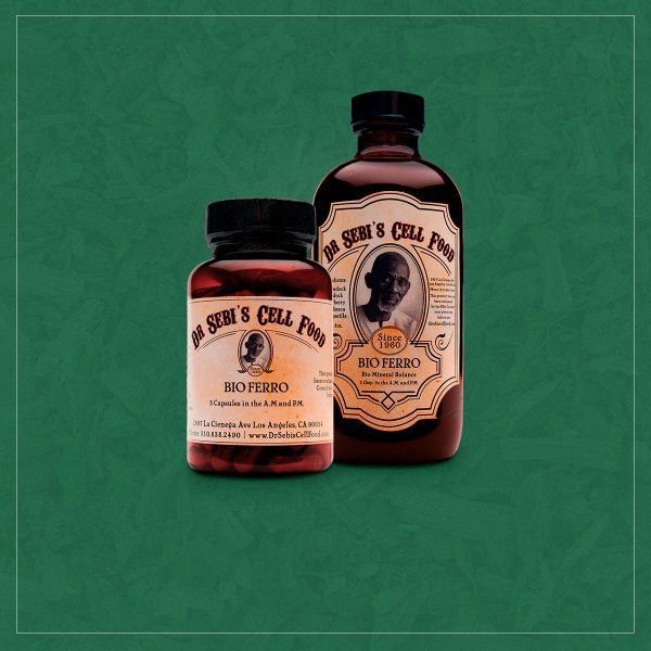 Dr. Sebi's Bio Ferro Ingredients » The African Bio-Mineral Balance